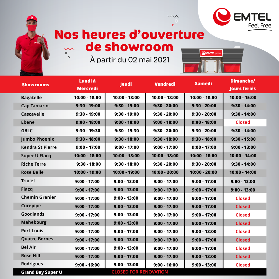 Contact us | Locate nearest Emtel Showroom