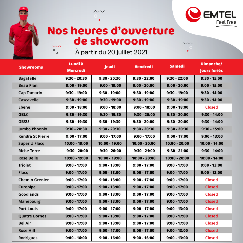 Contact us | Locate nearest Emtel Showroom